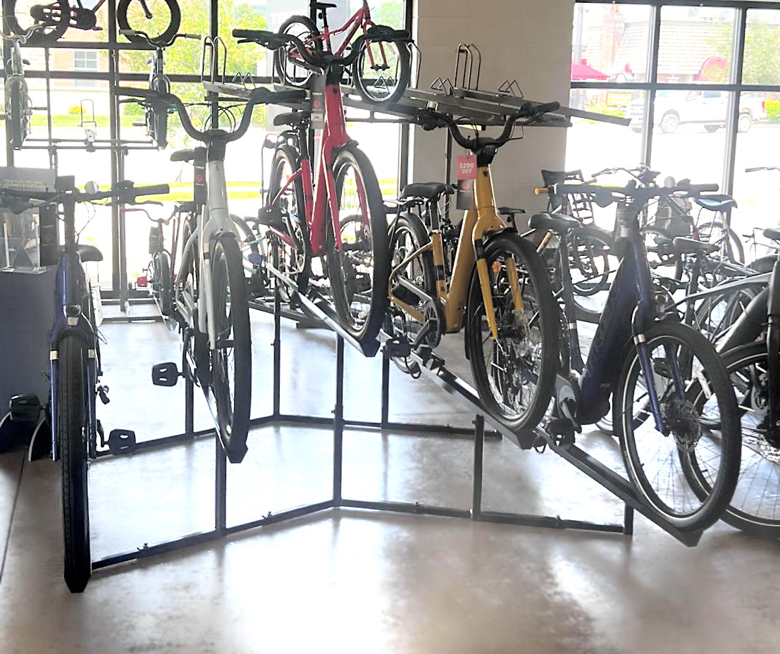 Double Highlighter | Floor Bike Racks | Rudy Rack