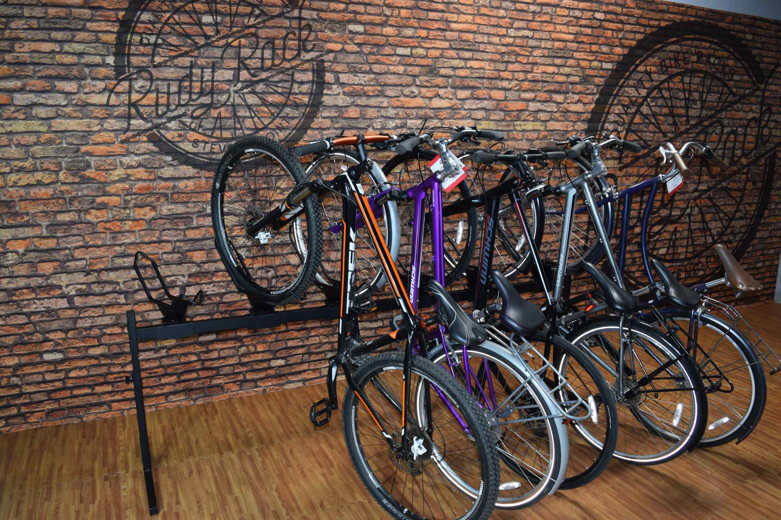 Stand Up Display Bike Rack Floor Bike Rack Rudy Rack