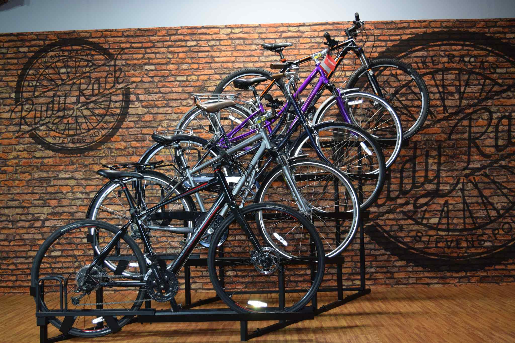 5-Bike Highlighter | Floor Bike Racks | Rudy Rack