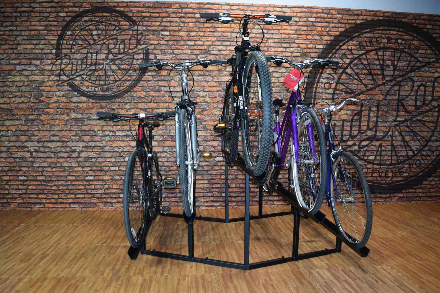 Double Highlighter | Floor Bike Racks | Rudy Rack