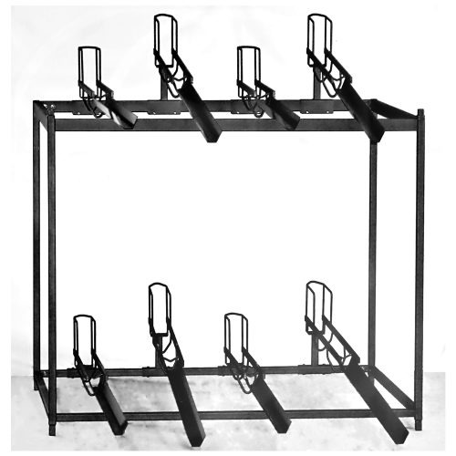 Commercial Double Decker | Ground Mounted/Freestanding Rack