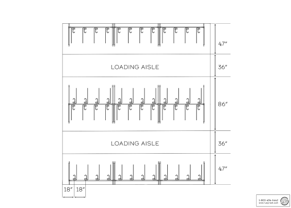 Freemax | Ground Mounted/Freestanding Bike Racks | Rudy Rack