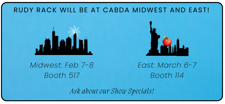 February News and Sales Event! - Rudy Rack