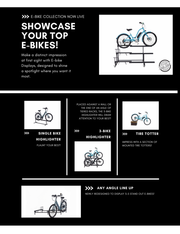 E-Bike Display Racks - Rudy Rack